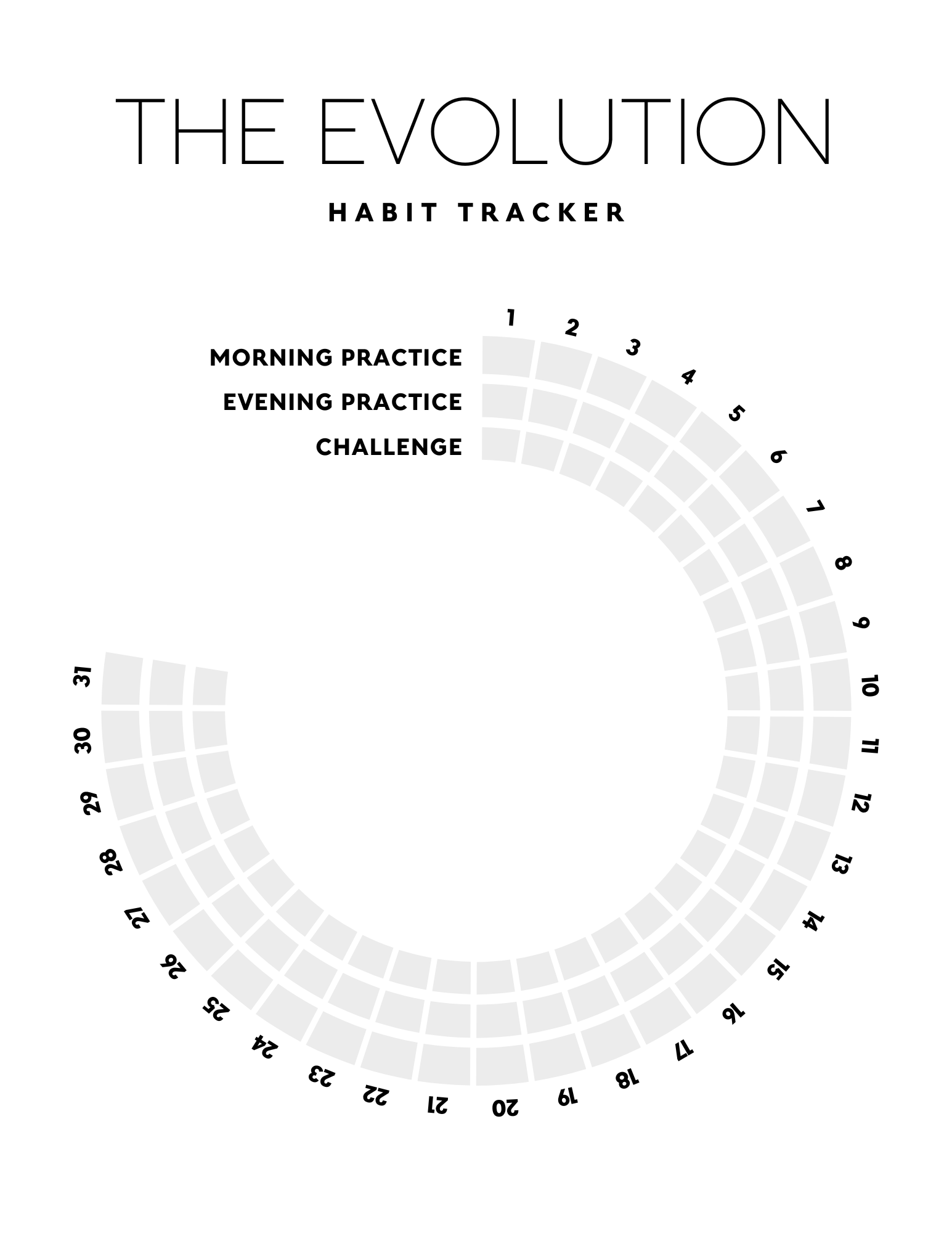 PDF: Habit Tracker | Evolution